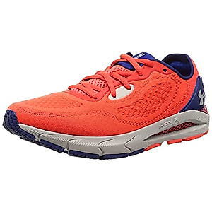 Under Armour Men's HOVR Sonic 5 --Running Shoe, (601) Bolt Red/Bauhaus Blue/Ghost Gray, 9.5