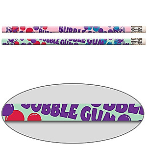 Really Good Stuff Bubble-Gum Scented Pencils - 12 pencils