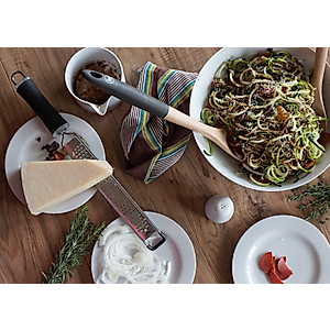 Paderno World Cuisine 3-Blade Folding Vegetable Slicer / Spiralizer Pro, Counter-Mounted and includes 3 Different Stainless Steel Blades