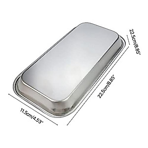 GEEKLLS Breakfast Tray Stainless Steel Nail Plate Cosmetic Storage Tray Surgical Tray