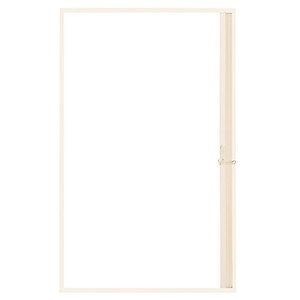RecPro RV Shower Doors | RV Pleated Folding Shower Doors (Ivory) 36"x 57" 3657 Pleated and Folding Shower Door