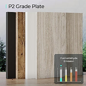 LINSY HOME Dresser for Bedroom, Rustic Chest of Drawers, 5 Drawer Dresser with Metal Handles, Tall Dresser for Entryway, and Closet Storage, Brown