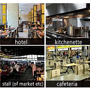 Fatty Cat Jumbo Large Plastic Rice Paddle Spatula Scoop, 11" Long, 1 pcs per case