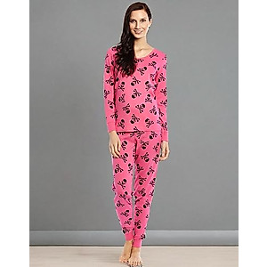Leveret Women 2 Piece Pajama Skull Medium