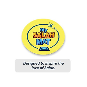 My Salah Mat for Adults - Smart Interactive Prayer Mat for Adults & Reverts Learning Surahs, Salah, Duas - Portable Prayer Mat Muslim with 25 Touch Sensitive Keys, Cushioned Prayer Mat, & Speaker