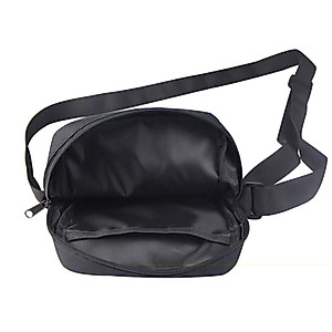 COEQINE Rock and Roll Human Skull Printed Crossbody Backpack Travel Multipurpose Daypacks Sling Backpack for Teen Boys Shoulder Bag