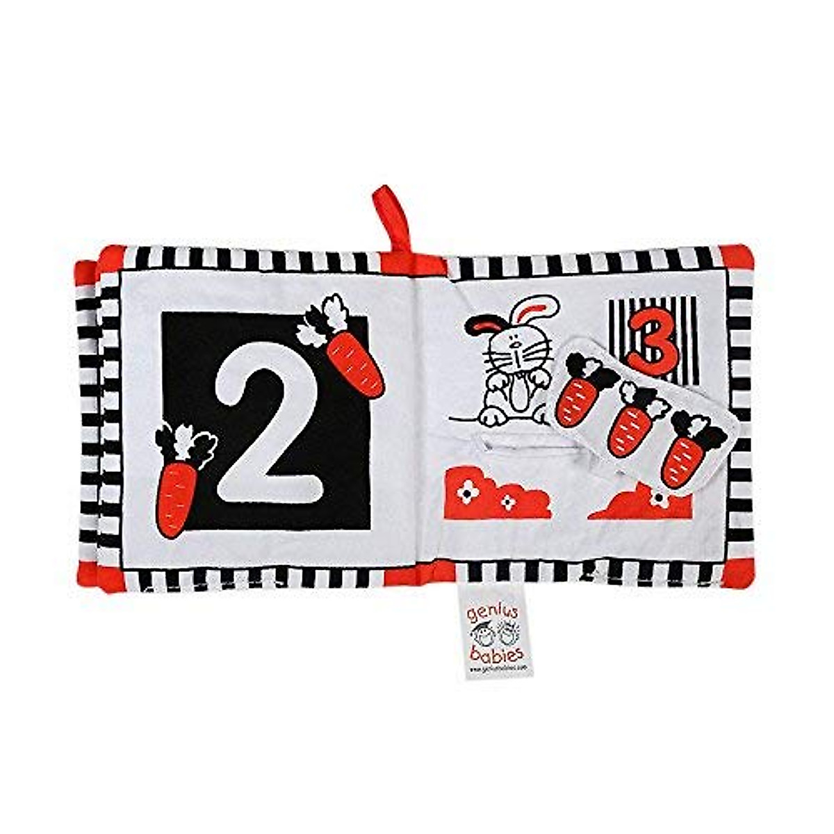 Genius Baby Toys | Brilliant Beginnings Infant Toys Gift Set and Bundle, 6 ct Includes Teether, Rattle, Jingle Ball, Rattle Booties, Cloth Book and Flashcards