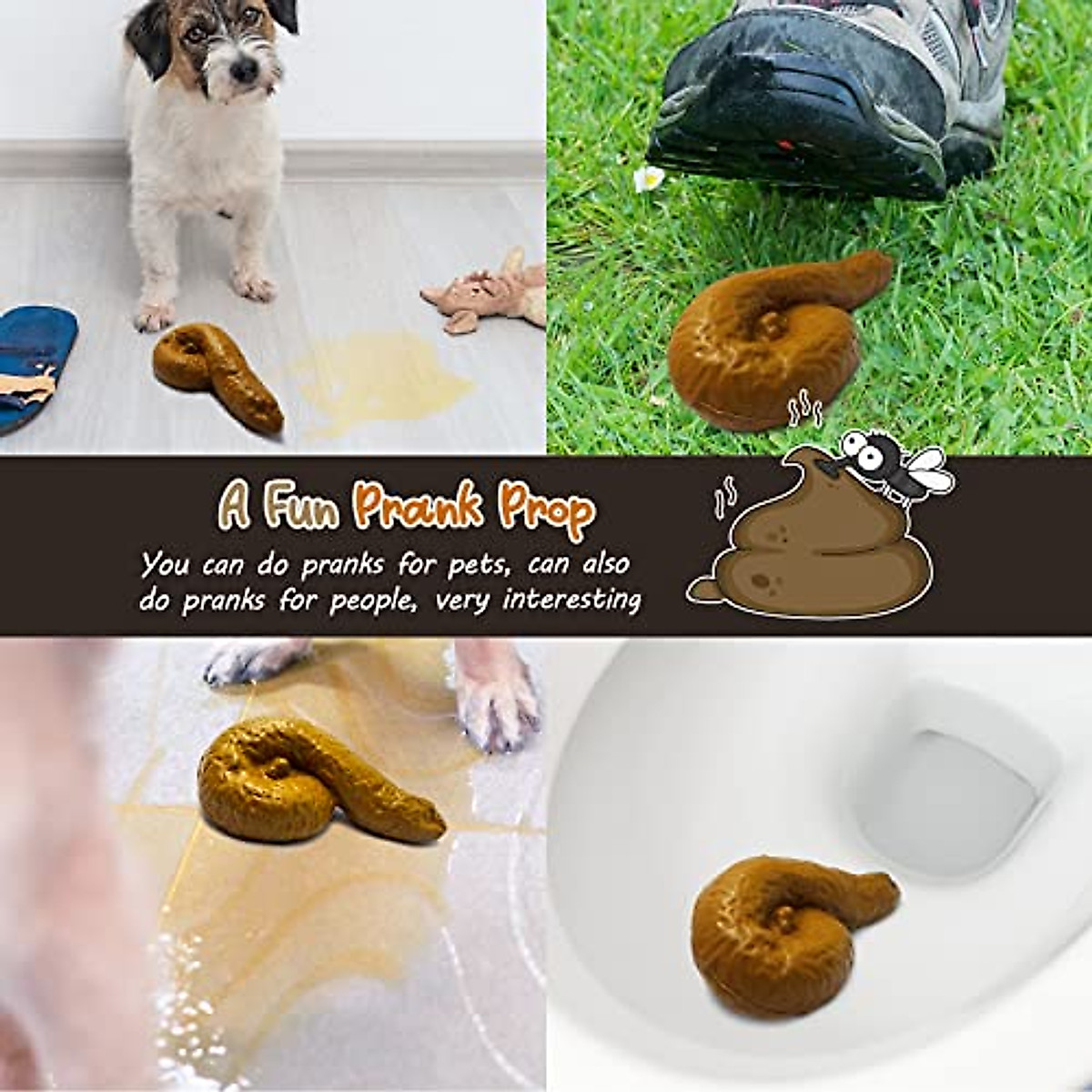 TBTFW Prank Kit, Fart Spray & Fake Poop Kit Set, Fart Spray Extra Strong, Stinky and Dirty for Adults or Kids, Perfect Gag Gifts, Stocking Stuffers & Really Great Gifts