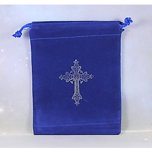 Kit Johnson Designs, Anglican Rosary Beads Amethyst Celtic Cross, Prayer Bag, Instruction Booklet