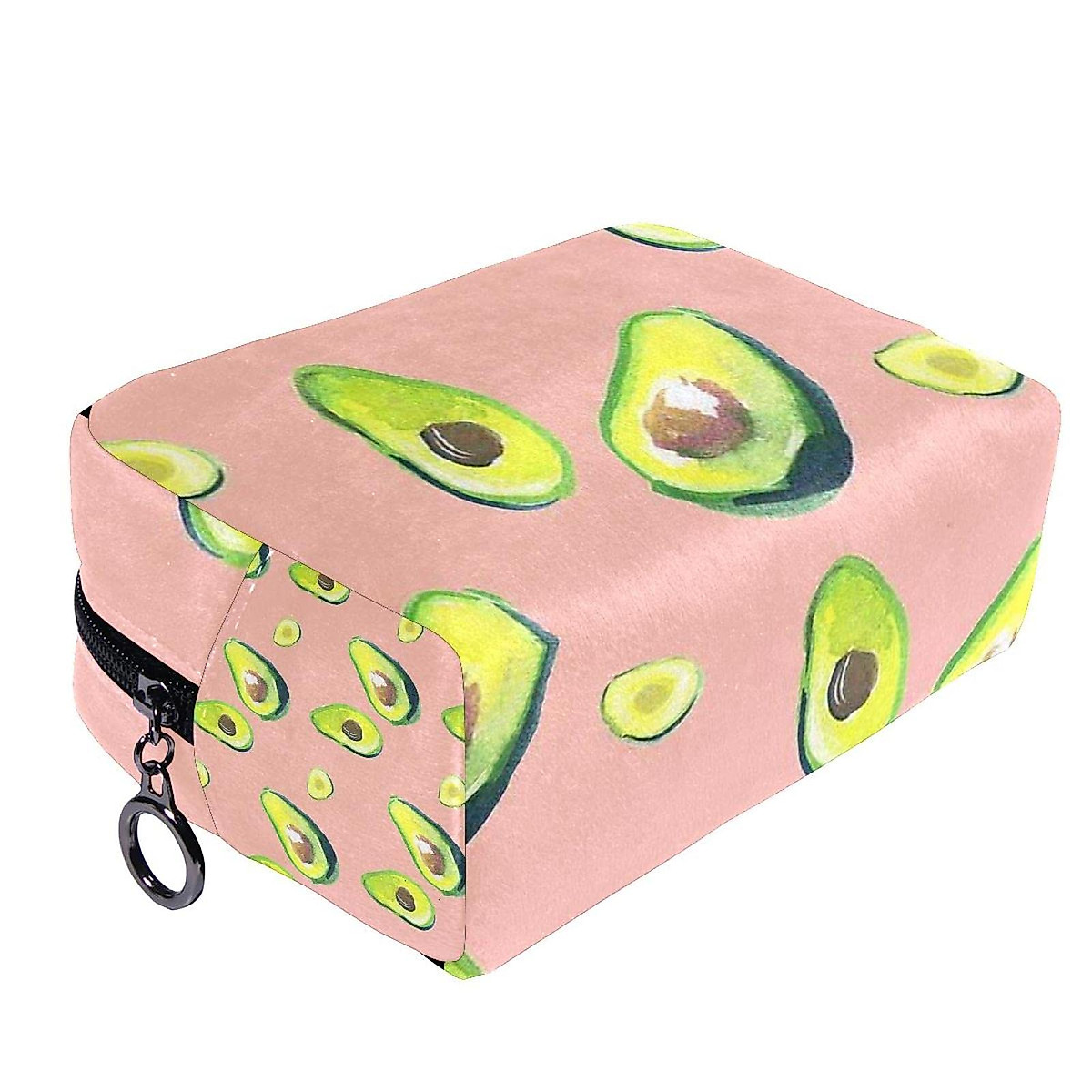 TBOUOBT Cosmetic Travel Bags, Makeup Case, Makeup Bag for Toiletries, Avocado Watercolour Fruit