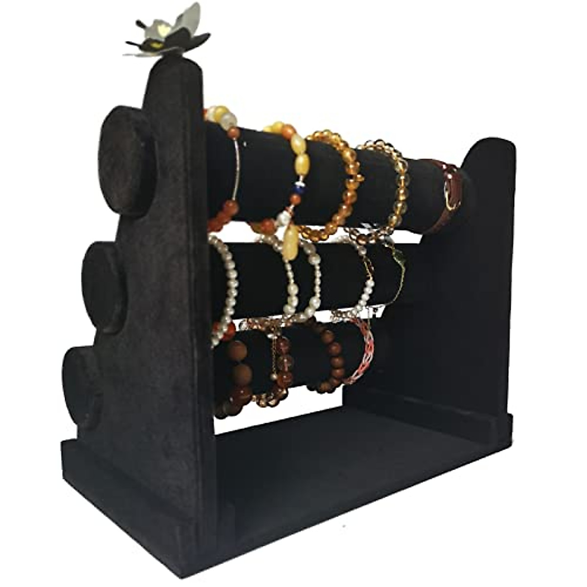 irtree Jewelry Bracelet Necklace Rack Display Holder Imitation Leather
