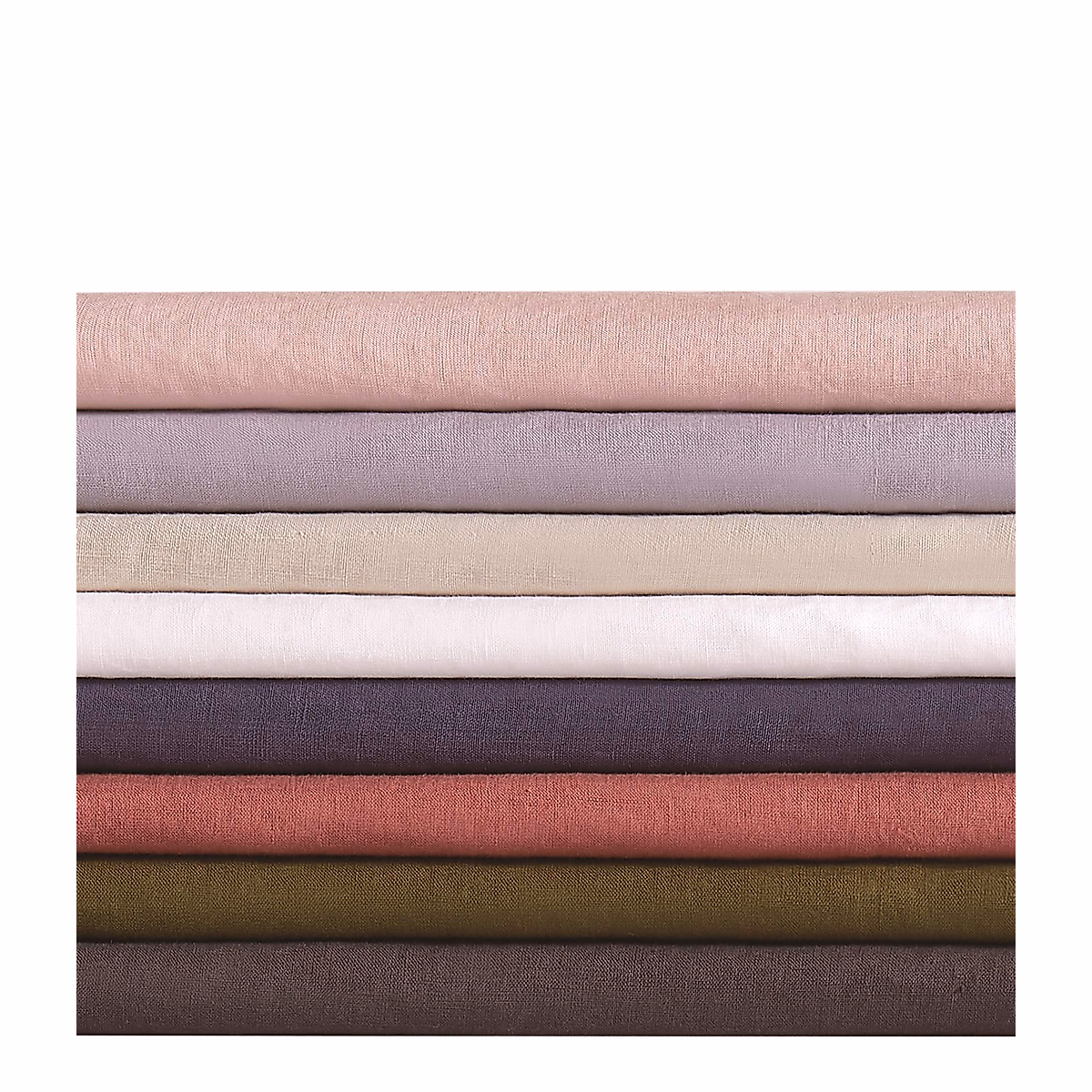 Brooklyn Loom - Linen California King Sheet + Pillowcase Set - Moisture Wicking Fabric - White