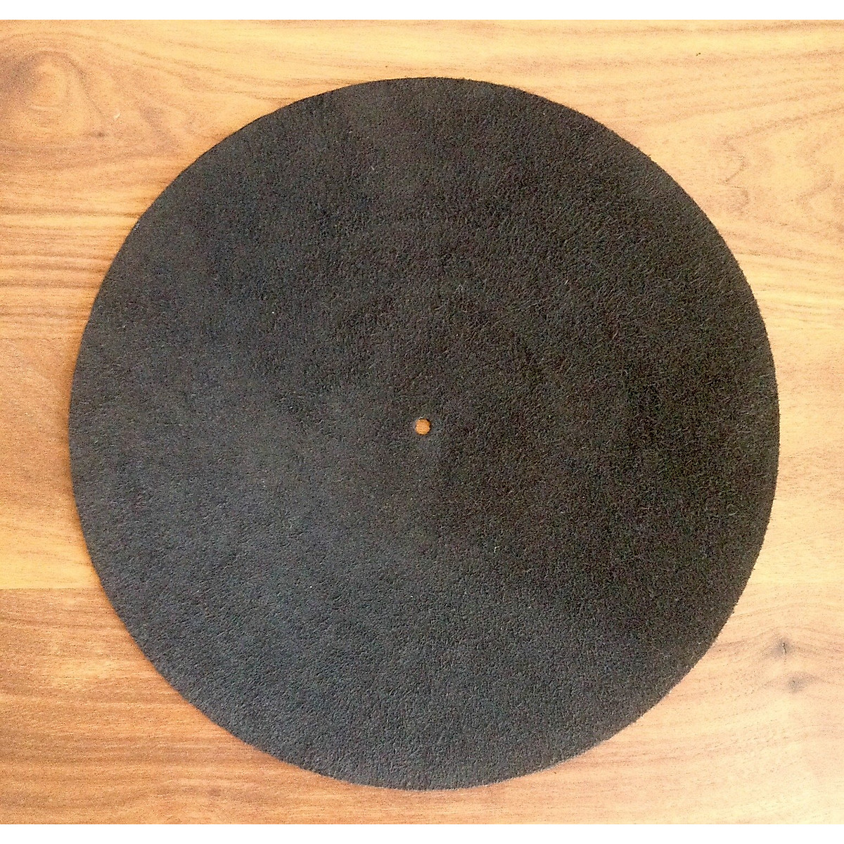 Premium Leather Deer Hide Turntable Mat