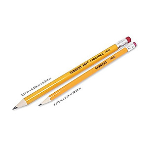 Sargent Art 72 x 2pk Jumbo Pencils, 144 total Class Pack, Beginner Yellow Pencils, Mega Size, Non-Toxic (72)