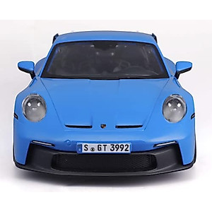 Maisto - 1/18 Scale Model Compatible with Porsche 911 GT3 2022 Die-Cast Scale Model Sports Car Miniature (Blue)