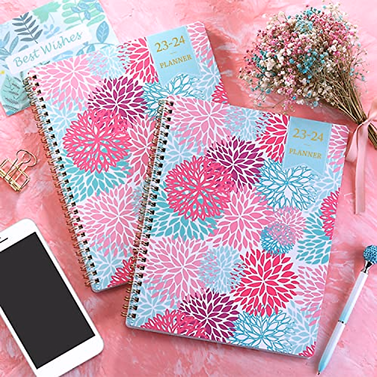 Planner 2023-2024 – Academic Planner 2023-2024, Jul 2023 - Jun 2024, 8" x 10",Weekly & Monthly Planner with to-do Lists, 8" x 10", Twin-Wire Binding, Flexible Cover, Thick Paper, Perfect for planning