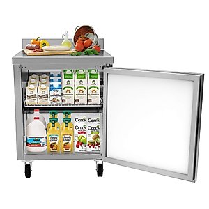 KoolMore RWT-1D-6C Commercial, Refrigerator Single Door, Stainless Steel