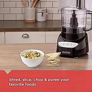 BLACK+DECKER Easy Assembly 8-Cup Food Processor