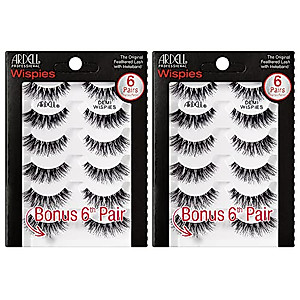 Ardell Multipack Demi Wispies False Lashes 6 Pairs x 2 pack