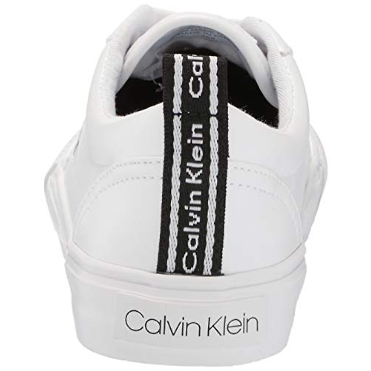 Calvin Klein Women's LARISS Sneaker, White 142, 7.5