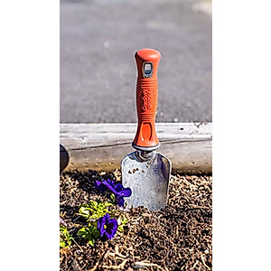 Garden Weasel 91365 Garden Trowel, Garden Shovel Hand Shovel, to Dig, Cultivate, and Plant, Comfort Grip, Weather and Rust Resistant