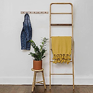 Main + Mesa Woven Cotton Pom Pom Throw