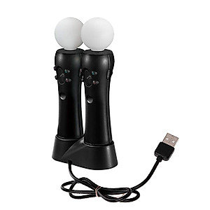 PS Move Motion Charging Station is Light, Compact and Easy to Place, Support Dual PS Move Charger
