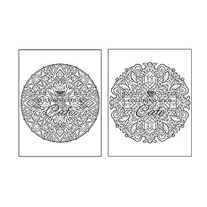 125 Mandalas: An Adult Coloring Book Featuring 125 of the World’s Most Beautiful Mandalas for Stress Relief and Relaxation (Mandala Coloring Books)