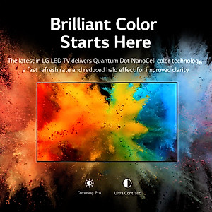 LG QNED80 Series 75-Inch Class QNED Mini-LED Smart TV 75QNED80UQA, 2022 - AI-Powered 4K TV, Alexa Built-In