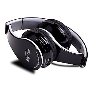 Best Audio Performance-Over-Ear- HiFi Bluetooth 4.0 Headphones Headset for Apple iPhone 5s/5c/5/4s/4/3; iPAD Series/iPod/iTouch/Apple MAC and All Tablet-Beyution@ Black Color