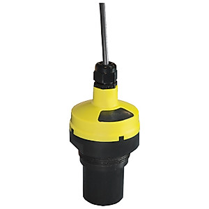 Flowline DL34-01 Polycarbonate EchoPod Multi Function Ultrasonic Level Transmitter with Fob, 1" NPT, 18' Range
