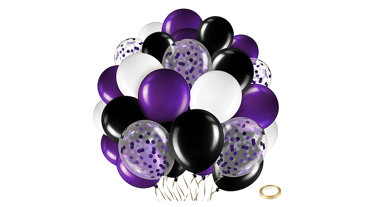 60-Piece Confetti Balloons Kit for Every Celebration