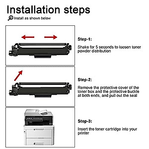 OQMYGS Compatible TN227 TN-227 Toner Cartridge Replacement for Brother MFC-L3770CDW MFC-L3710CW L3750CDW L3730CDW Printer Toner (1BK+1C+1M+1Y, 4-Pack)