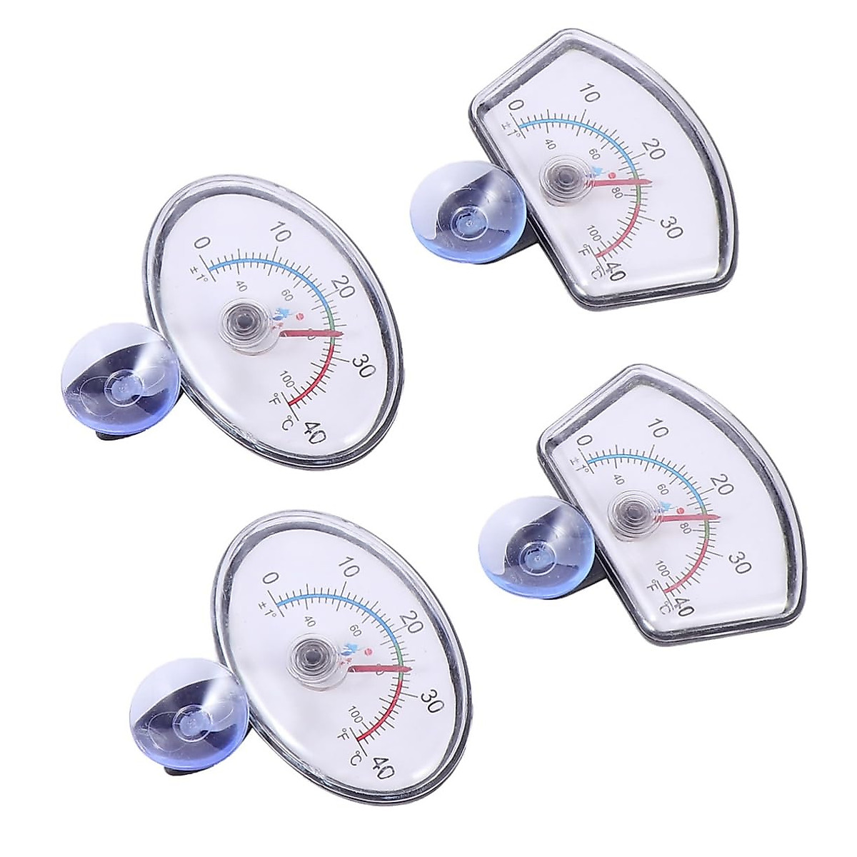 BESPORTBLE 12 Pcs Pointer Thermometer Fish Tank Digital Turtle Tank Aquarium Water Submersible Water Temperature Meter Aquarium Marina LCD Betta Fish Tank Dial Thermometer Number Abs Tub