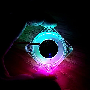 WINSINN 40mm RGB Fan 24V, Ender 3 Fan Upgrade 24 Volt Fans LED Colorful 4010 Hydraulic Bearing, Works with Ender 3 Pro 3X CR-10S (Pack of 4Pcs)