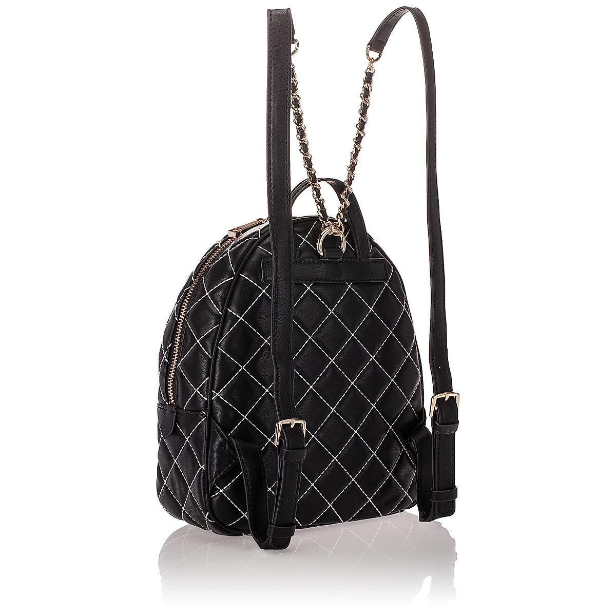 GUESS womens Cessily Backpack, Black Multi, one size US