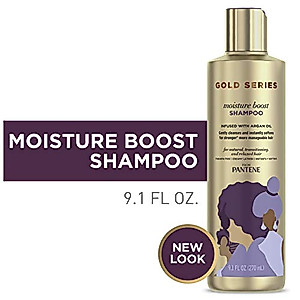 Pantene ProV Gold Series Boost, Moisture Shampoo, 9.1 Fl Oz