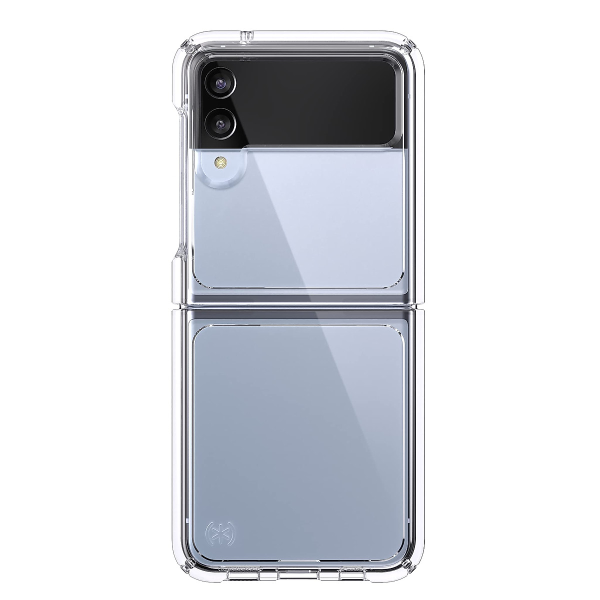 Speck Products Presidio Perfect Clear Flip Samsung Galaxy Z Flip4 5G Case, Foldable Clear/Clear