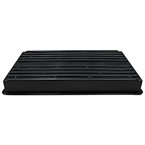 Yield Lab 10 x 20 Inch Black Plastic Propagation Tray (10 Pack) – Hydroponic, Aeroponic, Horticulture Growing Equipment
