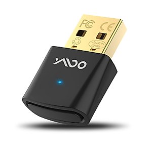 YMOO USB Bluetooth 5.3 Audio Adapter for Bluetooth Headphones/Bluetooth Speakers, HiFi Stereo Aptx Low Latency,Plug and Play, Support Microphone Calling,Dual Link for Two Speakers/Headphones