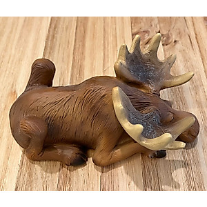 Top Brass Whimsical Lazy Moose Figurine/Organizer - Eyeglasses Sunglasses Cell Phone Keys Rings Jewelry Holder Keeper