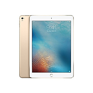 Apple iPad Pro 9.7in 256GB Gold WiFi + 4G Cellular ( )(Renewed)