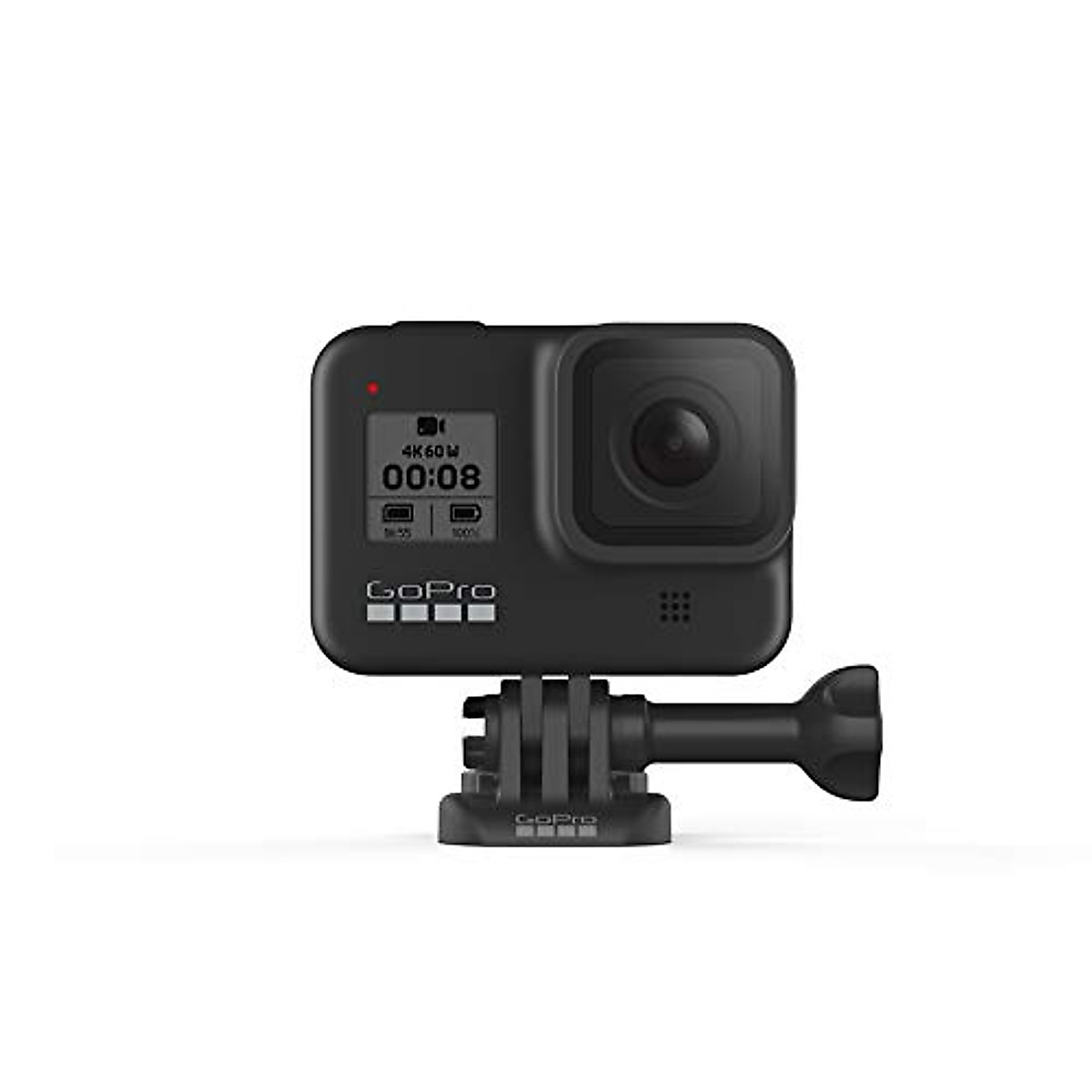 GoPro HERO8 Black - Waterproof Action Camera with Touch Screen 4K Ultra HD Video 12MP Photos 1080p Live Streaming Stabilization (International Model)