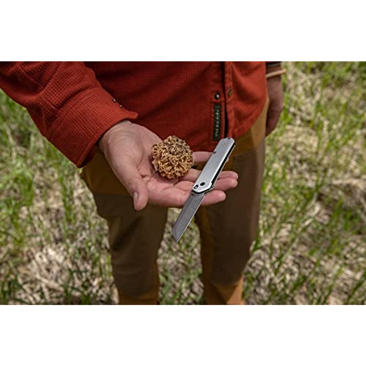 Gerber Gear Spire Pocket Knife - 2.93" Plain Edge Blade Assisted Opening Folding Knife - EDC Gear and Equipment - Aluminum