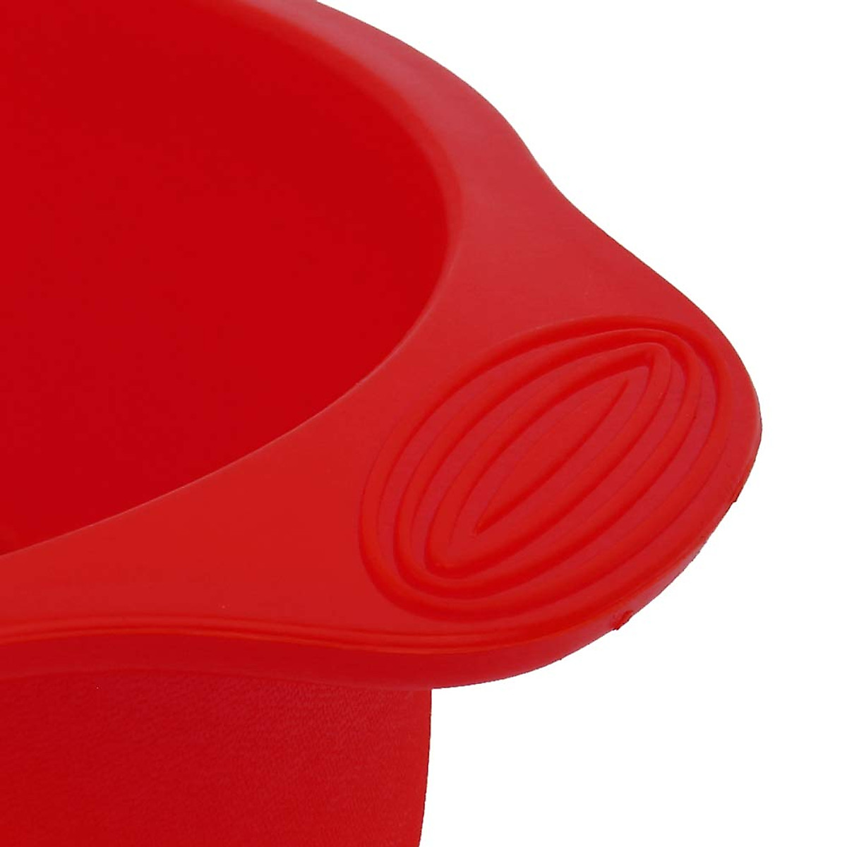 Demeras Cake Baking Pan 11inch Cake Mould Silicone for Cheesecake (red)