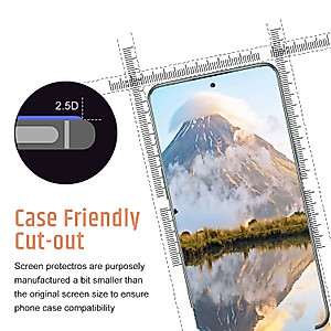 YRMJK 3+3 Compatible OnePlus 10T Screen Protectors + Camera Lens Protectors, 3D Full Coverage 99% HD Clarity 9H Premium Tempered Glass Compatible OnePlus 10T