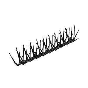 Plastic Bird Spikes 7 inch Wide Black 50 ft. Box