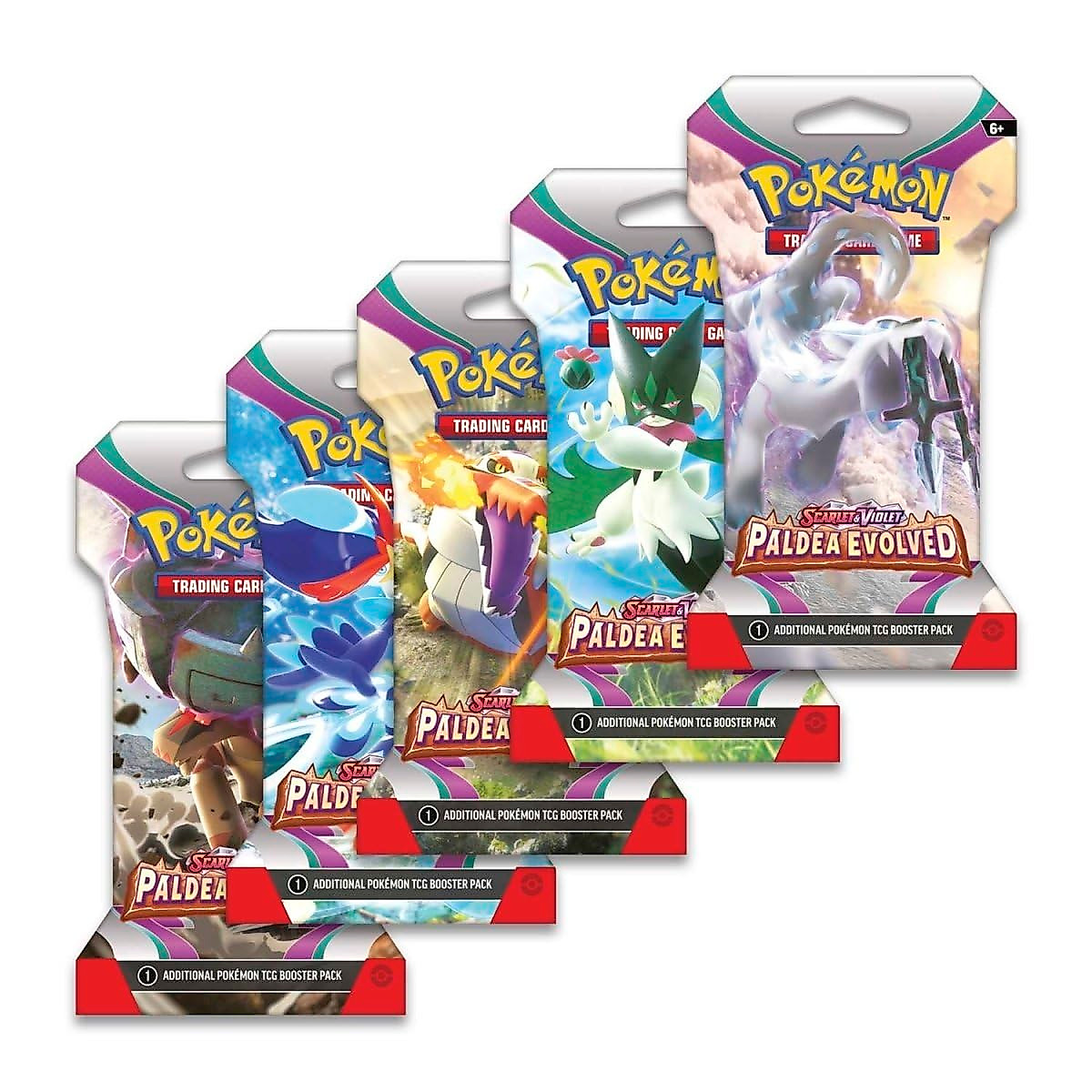 Pokemon TCG: Scarlet & Violet-Paldea Evolved - 8 Sleeved Booster Packs