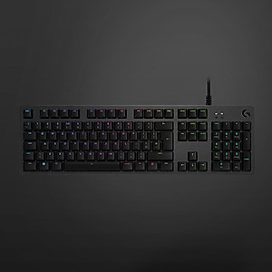 Logitech G512 Carbon RGB Mechanical USB 2.0 Gaming Keyboard (Romer-G Tactile)