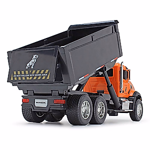 First Gear 1/24 Scale Plastic Toy Mack Granite Dump Truck with Lights & Sounds (#70-0597)